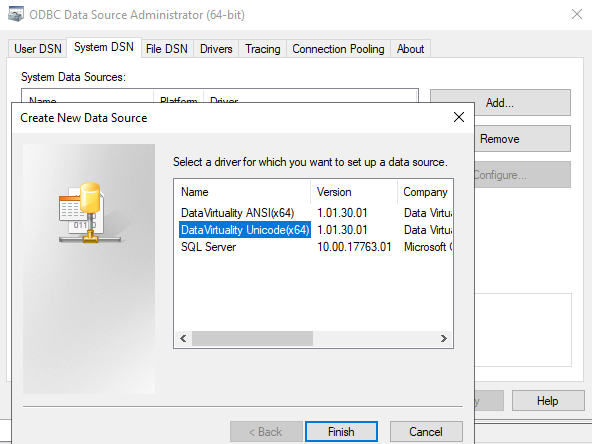 Installing Data Virtuality ODBC (Windows)