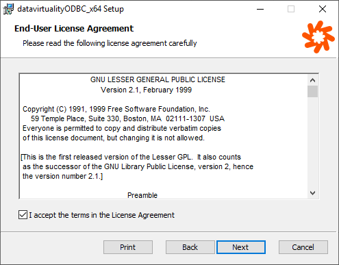 Installing Data Virtuality ODBC (Windows)